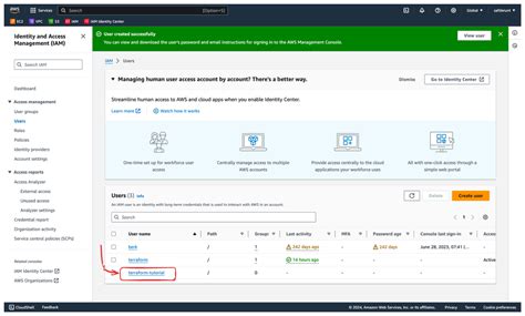 Creating A Service Account On Aws For Terraform