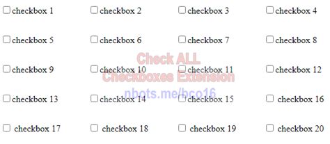 Browser Bookmarklet To Check All Checkboxes On Web Page 2025