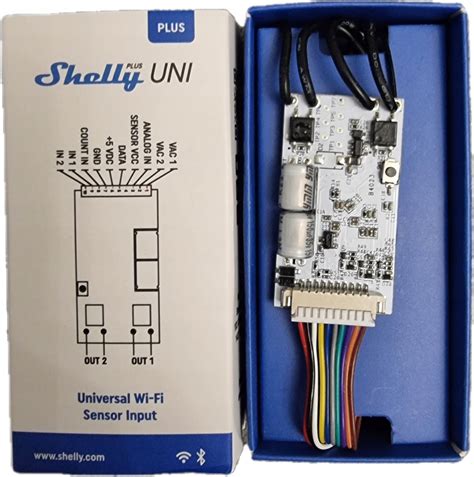 shelly univerzální modul wifi shelly uni nízká cena na allegro