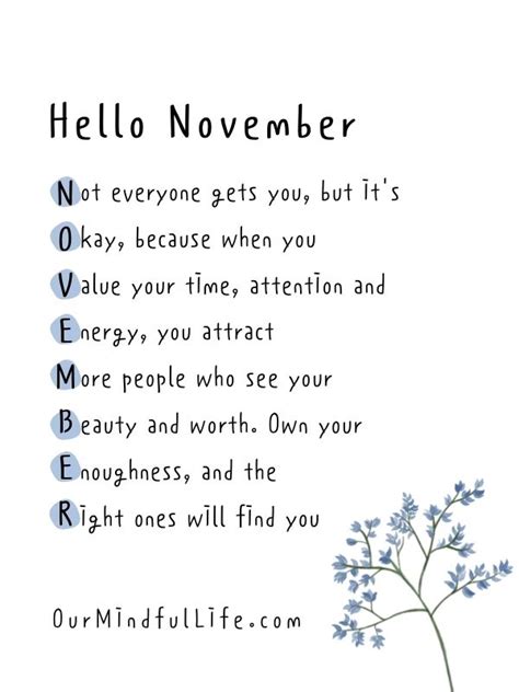 November To Remember Quotes Hello November Quotes Tiktok