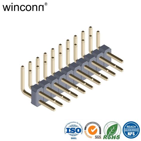 Right Angle Dip Idc Systems Pin Header Connector From China