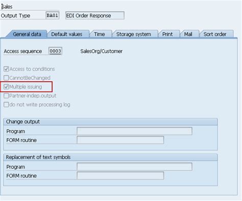 Solved 2 Output Types Appearing Of Medium 6edi In Sales Sap Community