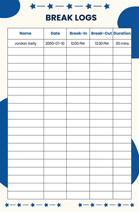 Free Classroom Break Template To Edit Online