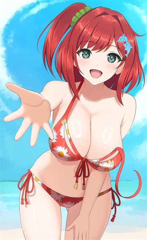 Sakimiya Iruka Dolphin Wave Drawn By Surippa Danbooru