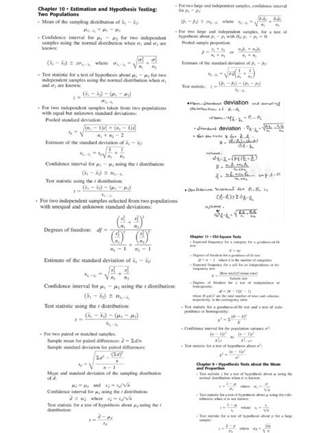 Formula Sheet Midterm Pdf