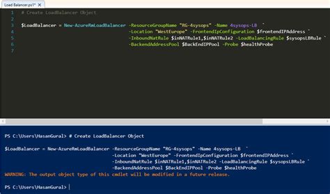 Overview Of Azure Load Balancer With Powershell Hasan Gural · Powershell And Automation Enthusiast