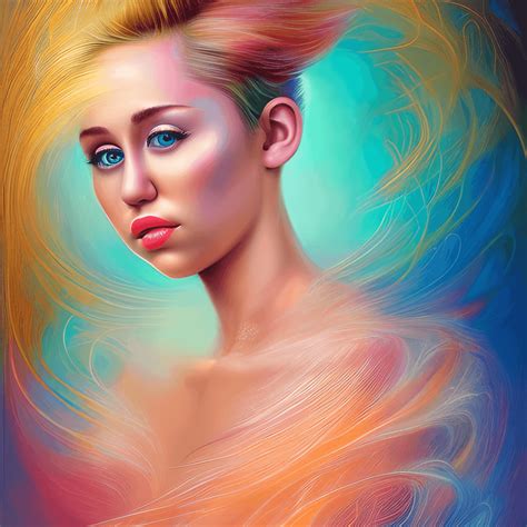 Miley Cyrus Painting