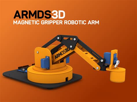 Robotic Armds3d With Magnetic Gripper By Mauricioduarte Makerworld