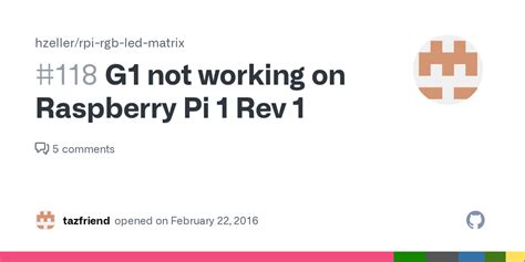 G Not Working On Raspberry Pi Rev Issue Hzeller Rpi Rgb Led Matrix GitHub