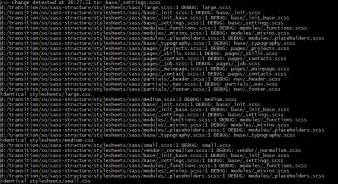 Compasssass Not All Files Are Compiled Stack Overflow