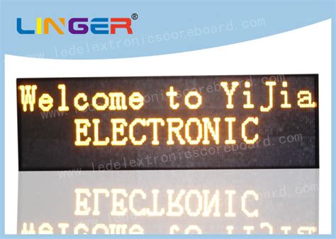 Semi Outdoor Led Scrolling Display Outdoor Scrolling Led Sign For P Mm P Mm