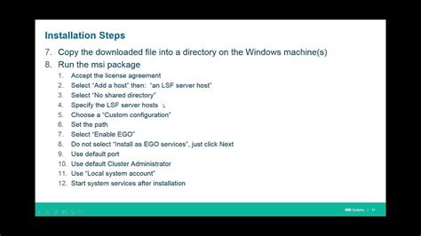 P13 Ibm Spectrum Lsf Suite 10 2 Video 13 Adding Windows Servers To The Lsf Suit Youtube