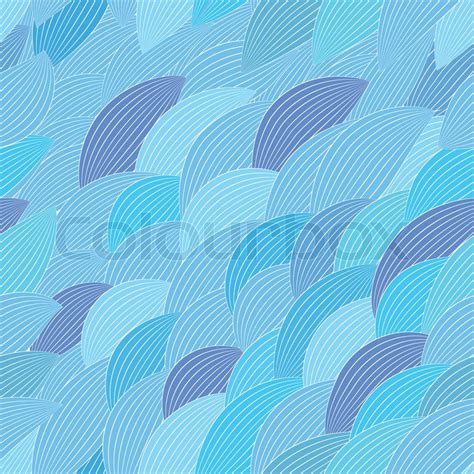 Blue Abstract Seamless Pattern Sea Stock Vector Colourbox