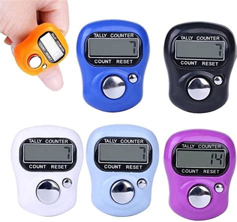 Electronic Finger Counter Lcd Electronic Hand Tally Counting Ring Random Colour Nz