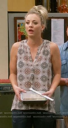 Penny Fashion On The Big Bang Theory Kaley Cuoco Wornontv Net