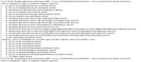 Solved Thingworx Azure Iot Hub Connector Not Starting Cor Ptc Community