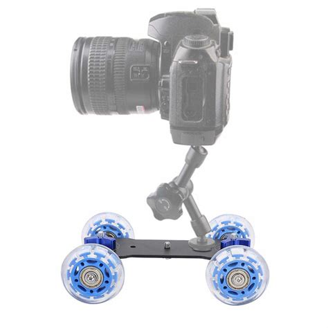 Getuscart Mini Camera Dolly Roller Camera Dolly Wheel For Dslr
