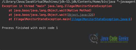 Java Exceptions List Example Java Code Geeks