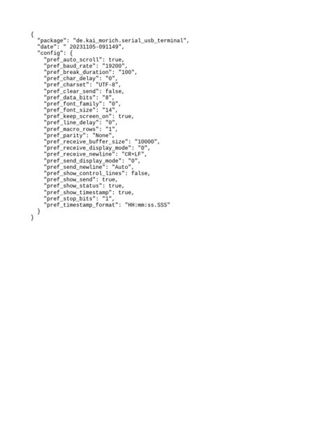 Serial Usb Terminal Cfg Pdf