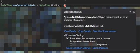 Datetime Datedata Is Null Inside An Awaited Asynch Task Stack Overflow