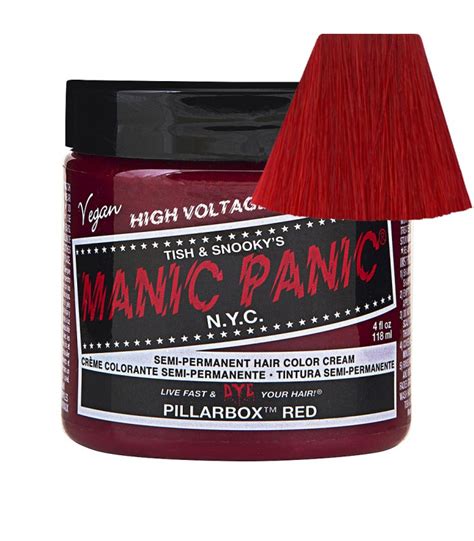 Coloração Classic Fantasia Pillarbox Red 118 Ml Manic Panic 1120