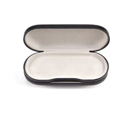 Classic 2 In 1 Glasses Case Pu Leather Hard Shell Glasses Case