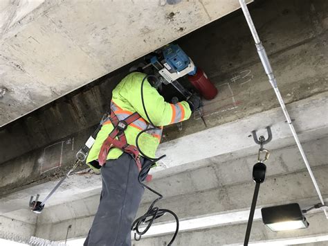 Concrete Coring Of Transverse Floor Beam Isl Engineering