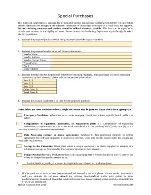 Purchasing S Doc Template PdfFiller
