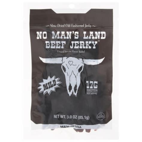 No Mans Land Foods Mild Beef Jerky 3 Oz Kroger