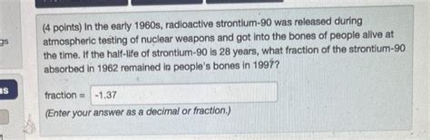 Solved 6 Points The Table Below Shows Some Values Of A