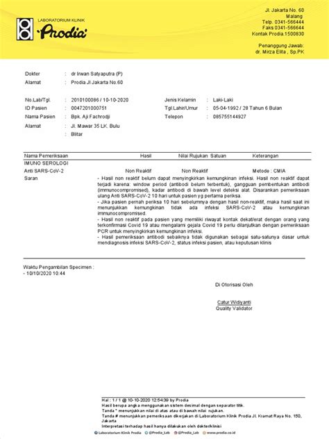 Manage Lab Result 2010100086 Pdf