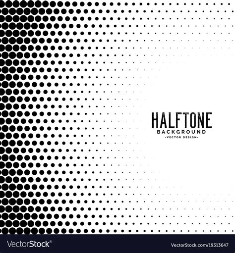 Halftone Gradient Dots Pattern Background Vector Image