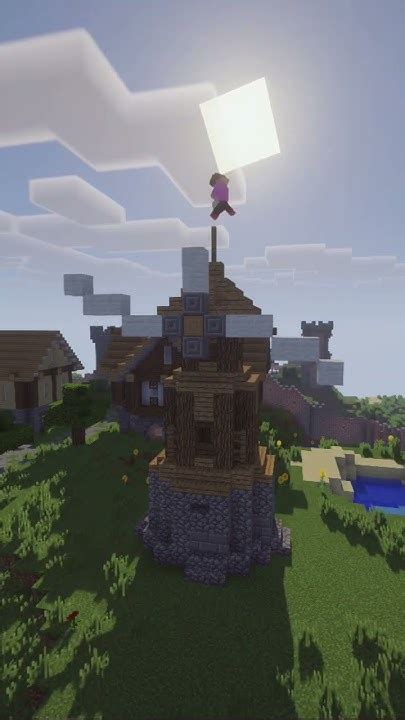 Постройка Мельницы в Майнкрафт Minecraft майнкрафт Youtube