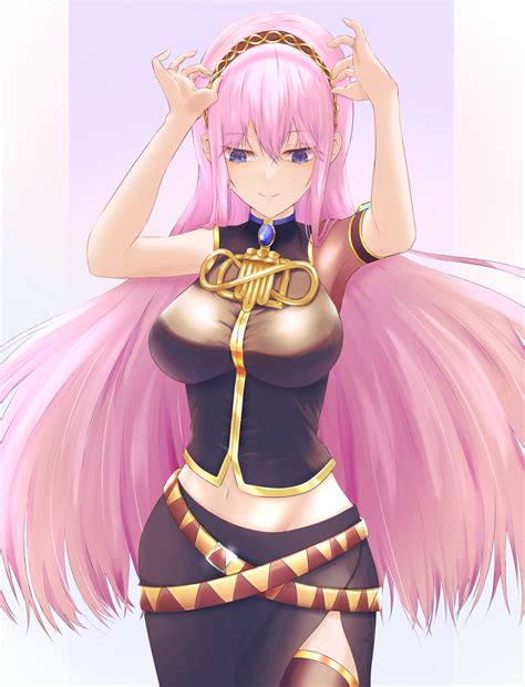 Megurine Luka Vocaloid Drawn By Mendou Jun Danbooru