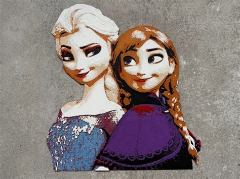 Elsa And Anna Frozen Hue Forge Wall Art By Chemzy Makerworld