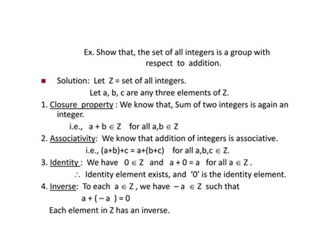 Algebric Structure Unit 4 Ppt