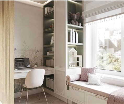 Modern White Desk And Chair For Small Bedroom