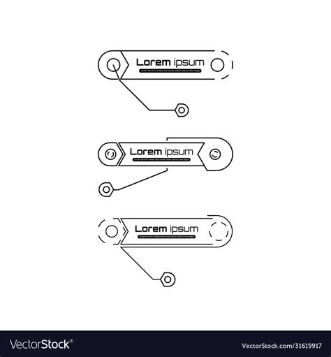 Set Callouts Titles Royalty Free Vector Image Vectorstock