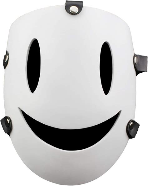 High Rise Invasion Mask Sniper Yuka Makoto Resin Mask White Smile Mask