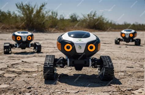 Premium Photo Autonomous Robots Exploring Rough Terrain