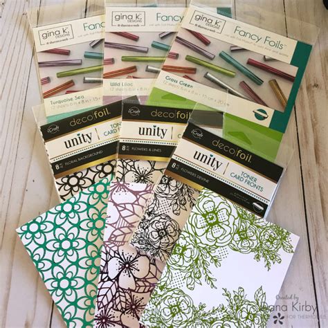 Deco Foil For Unity Stamps NEW Card Fronts Therm O Web