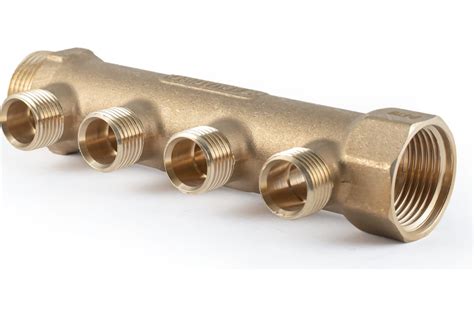 Коллектор латунный PROFACTOR в/н 1" х 4 вых 1/2" нар PF MF 263.4 ...