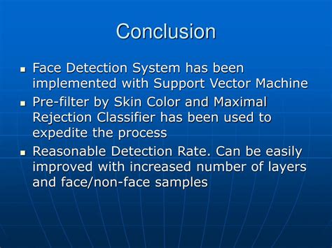 Ppt Ee368 Face Detection Project Report Group 6 Powerpoint