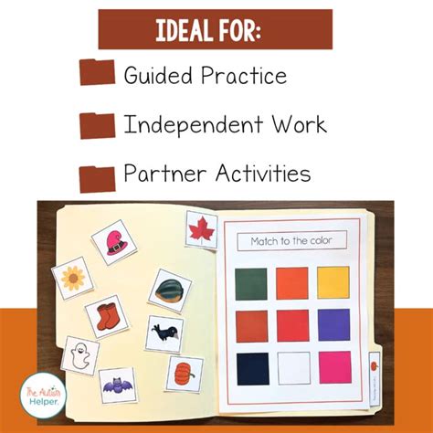 Fall File Folder Activities By The Autism Helper TPT