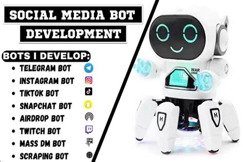 Do Tiktok Bot Instagram Bot Telegram Bot Snapchat Bot Python For