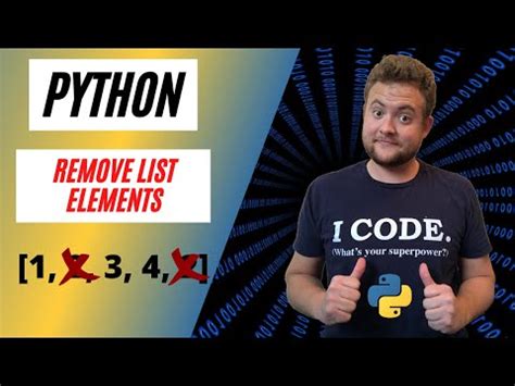 How To Remove An Element From A List In Python Empower Youth
