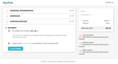 Prestashop Smart Checkout Plugin Developer Portal