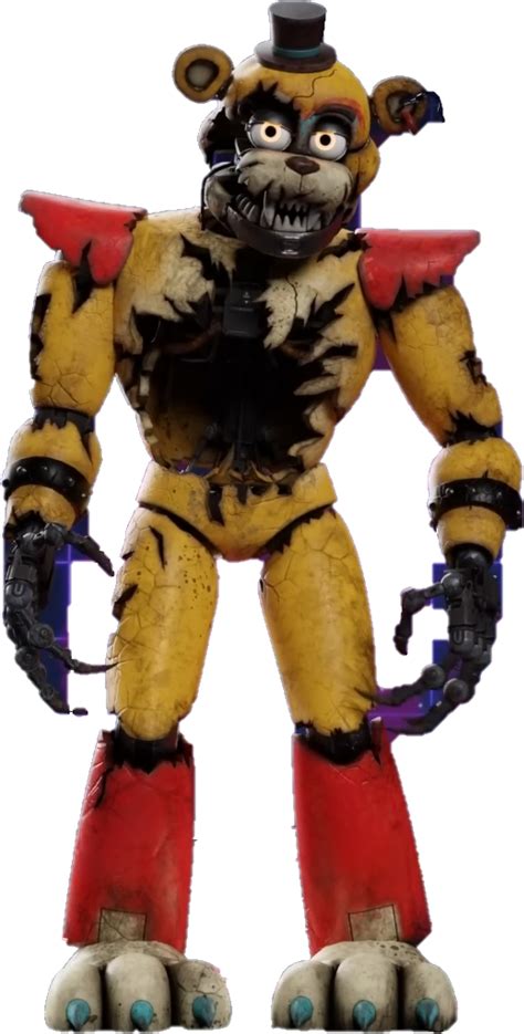 Fnaf Sb Shattered Glamrock Freddy Full Body V1 By Mauriciotoro2006 On Deviantart