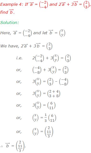Math Problems Vector Operations