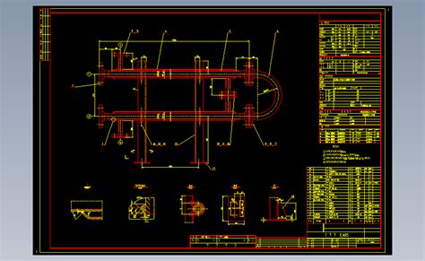换热器 Autocad 免费图纸 模型下载 懒石网